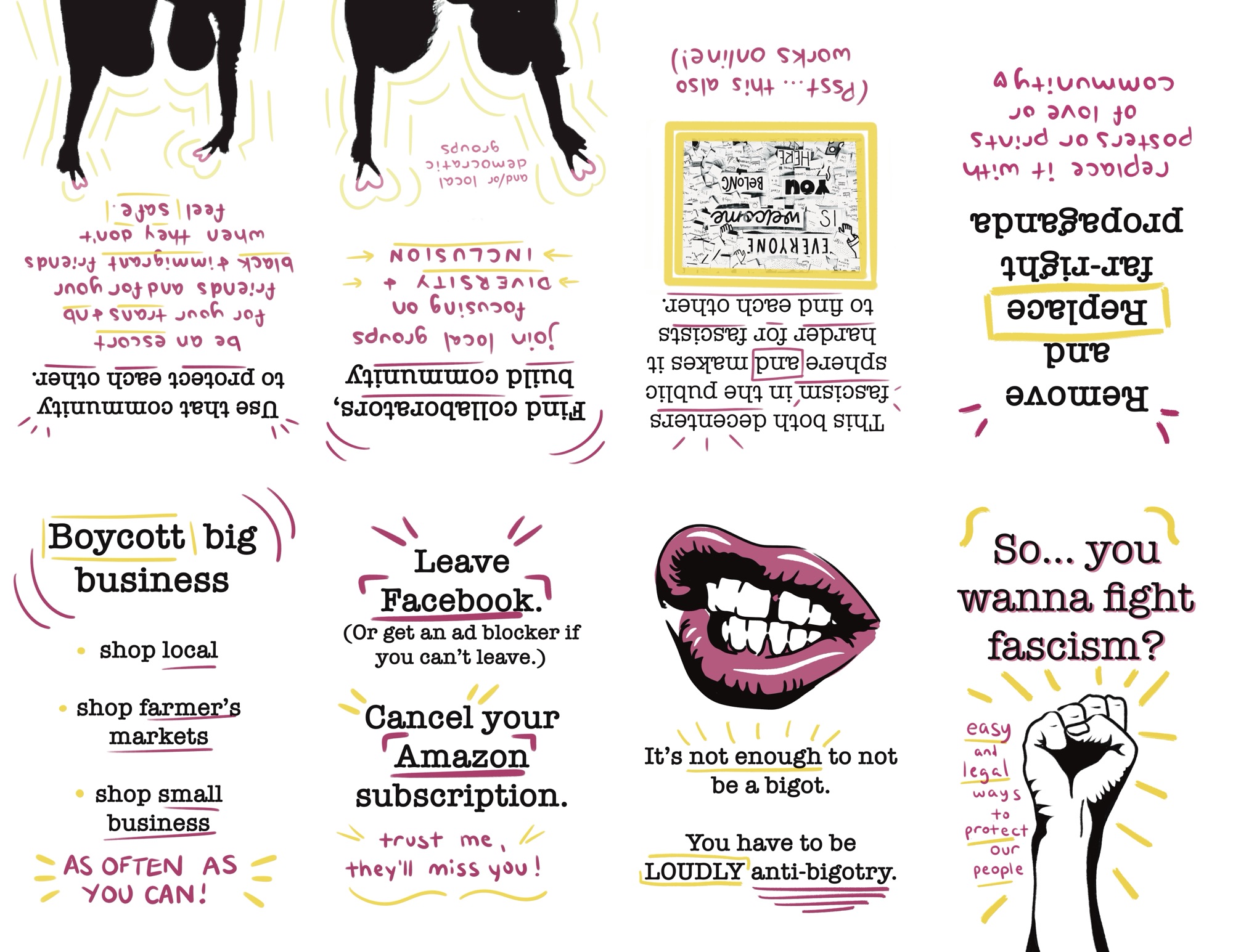 Anti-Fascism Zine – Social Anxiety and Art